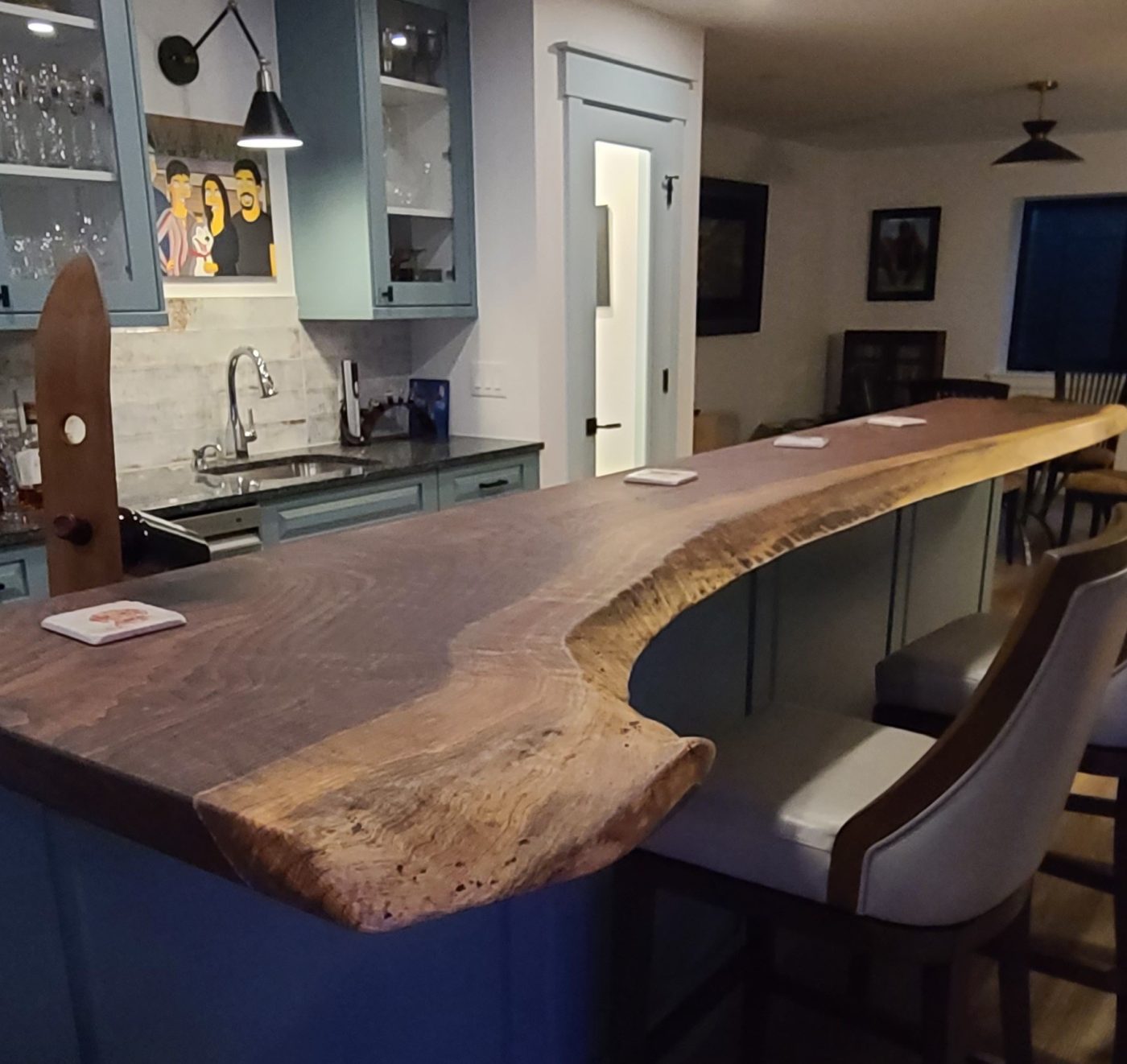 Live Edge Bars & Countertops - Colorado Wood & Metal